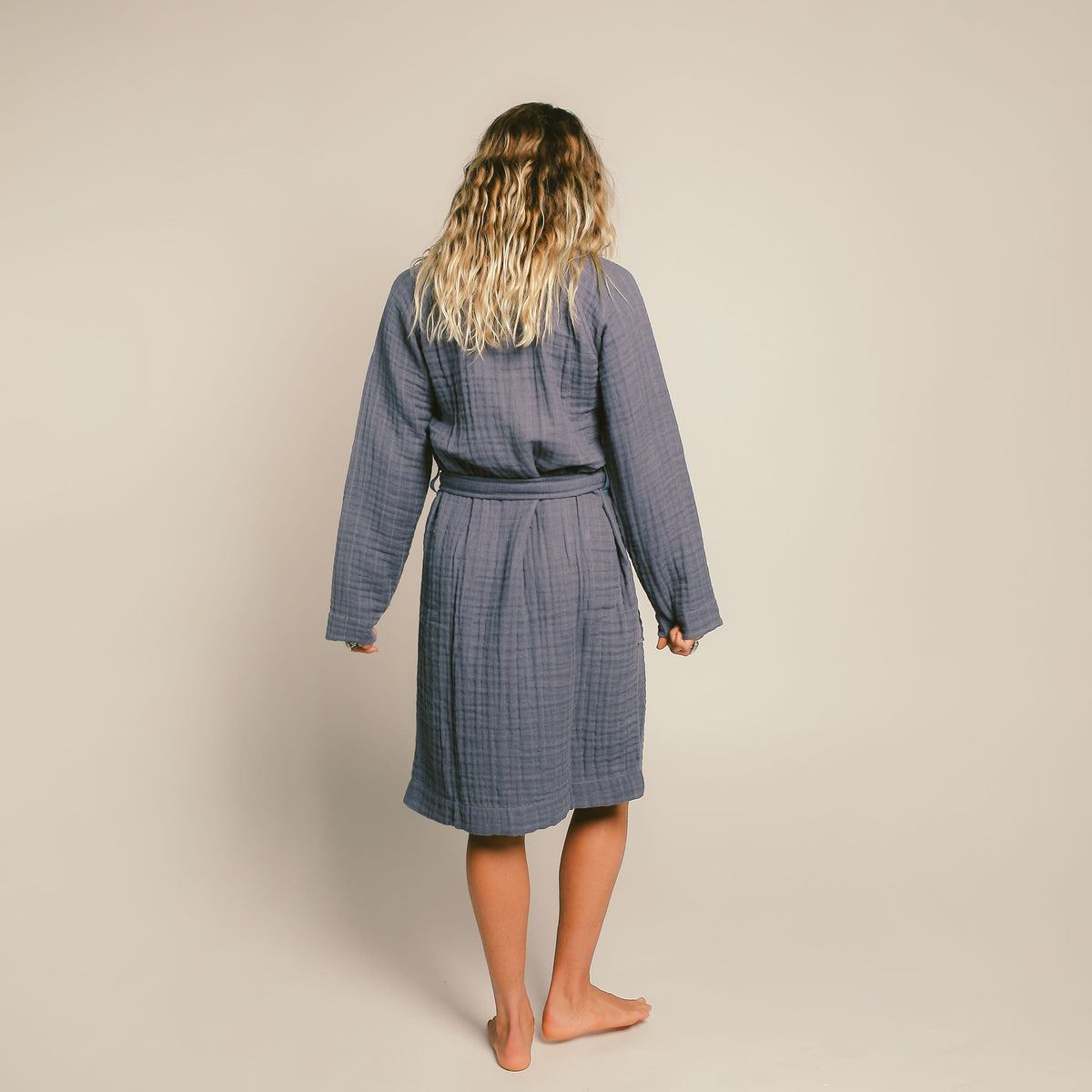 Gauzy Robe Indigo – Happy Place Wholesale