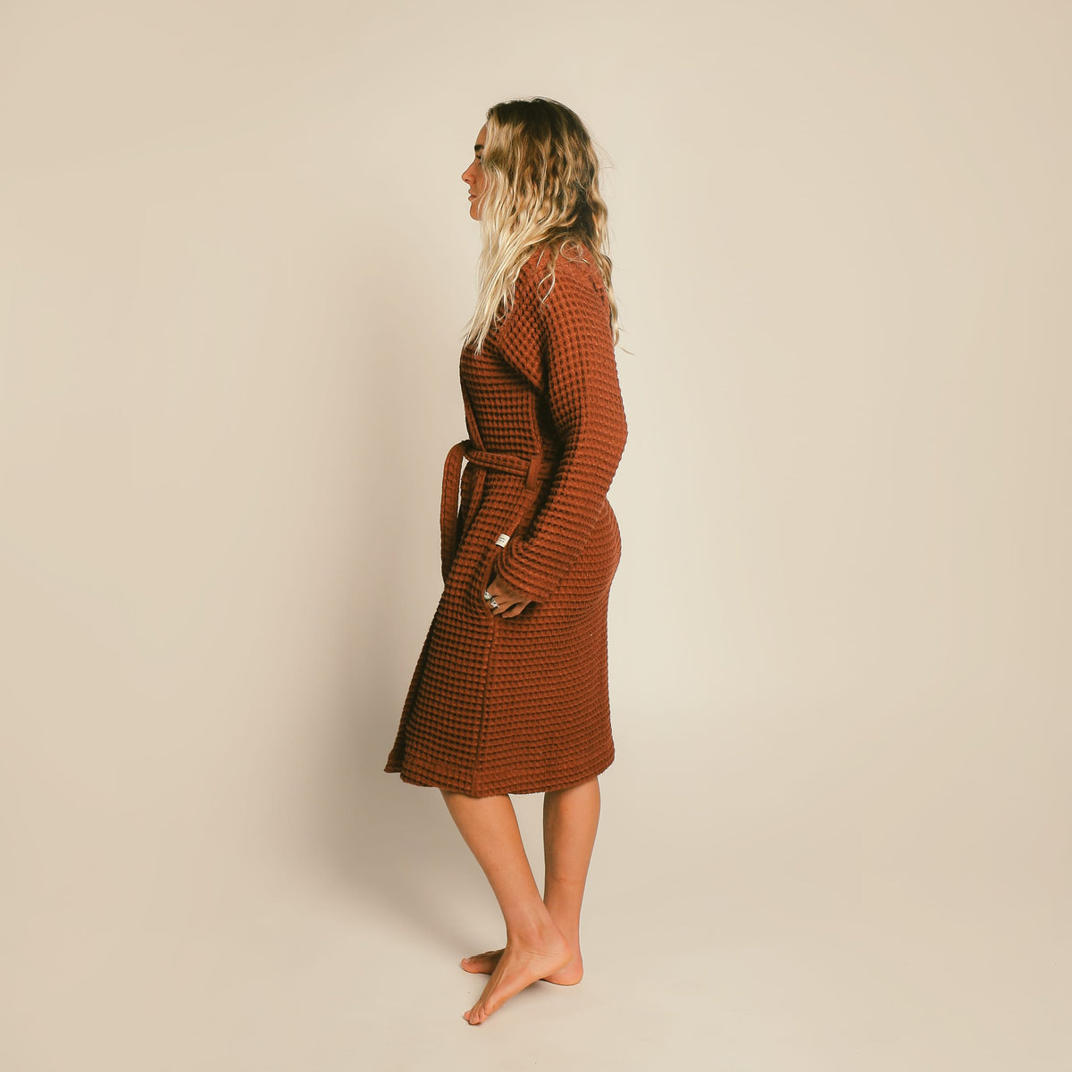 The Weightless Waffle Robe Clay – Happy Place Wholesale